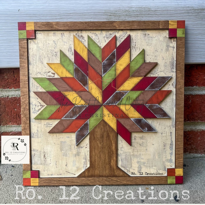 Autumn Tree Quilt Block| DIY Kit| Fall – The Rust-Covered Cottage, LLC