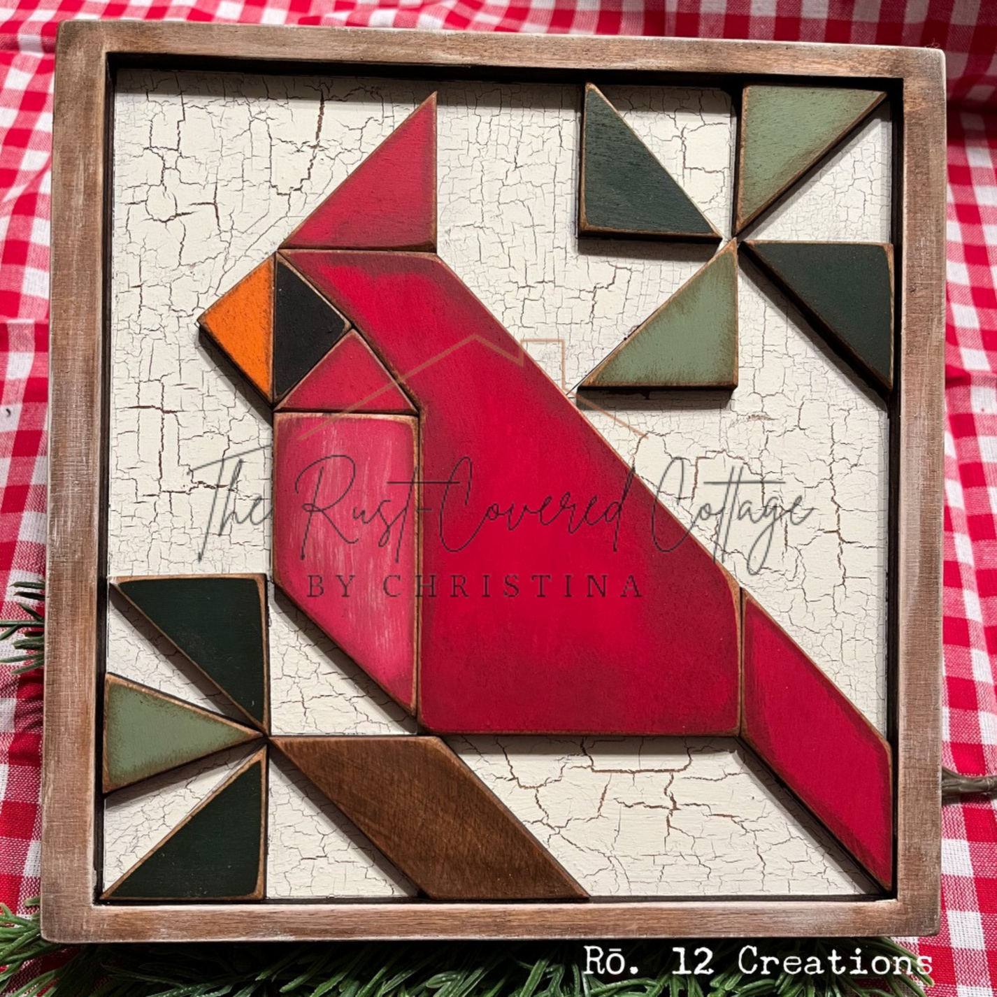 Cardinal Barn Quilt – The Rust-Covered Cottage, LLC