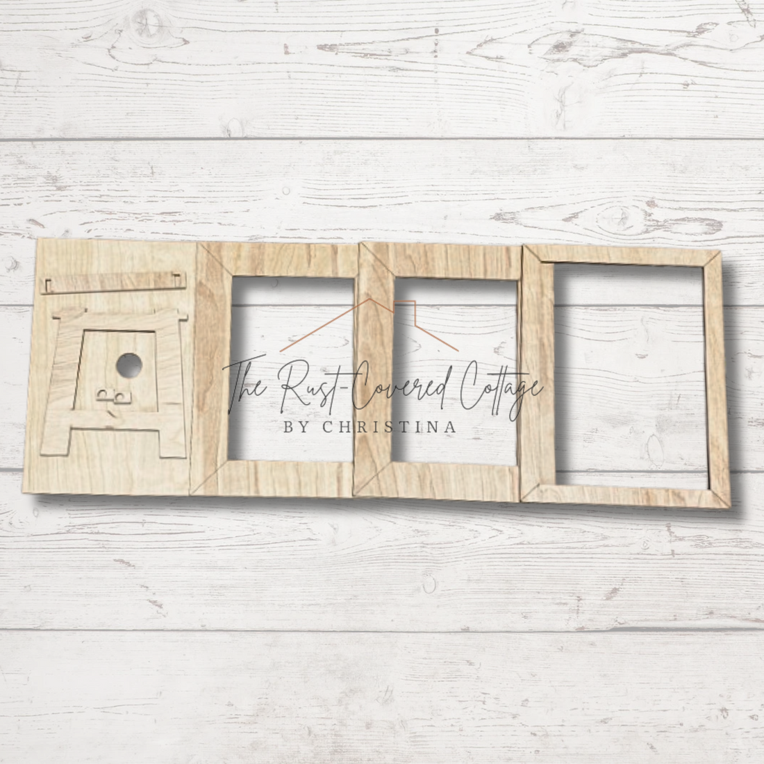 Chunky Farmhouse Frame with "Home" Interchangeable Sign – DIY Kit – The ...