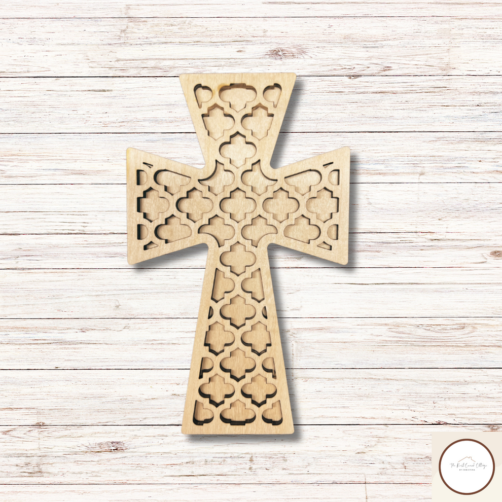 Cross with Pattern overlay – The Rust-Covered Cottage, LLC