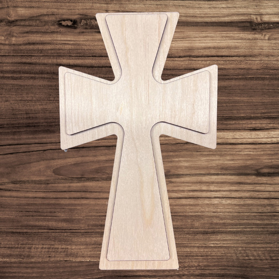 Double Layer Cross – The Rust-Covered Cottage, LLC