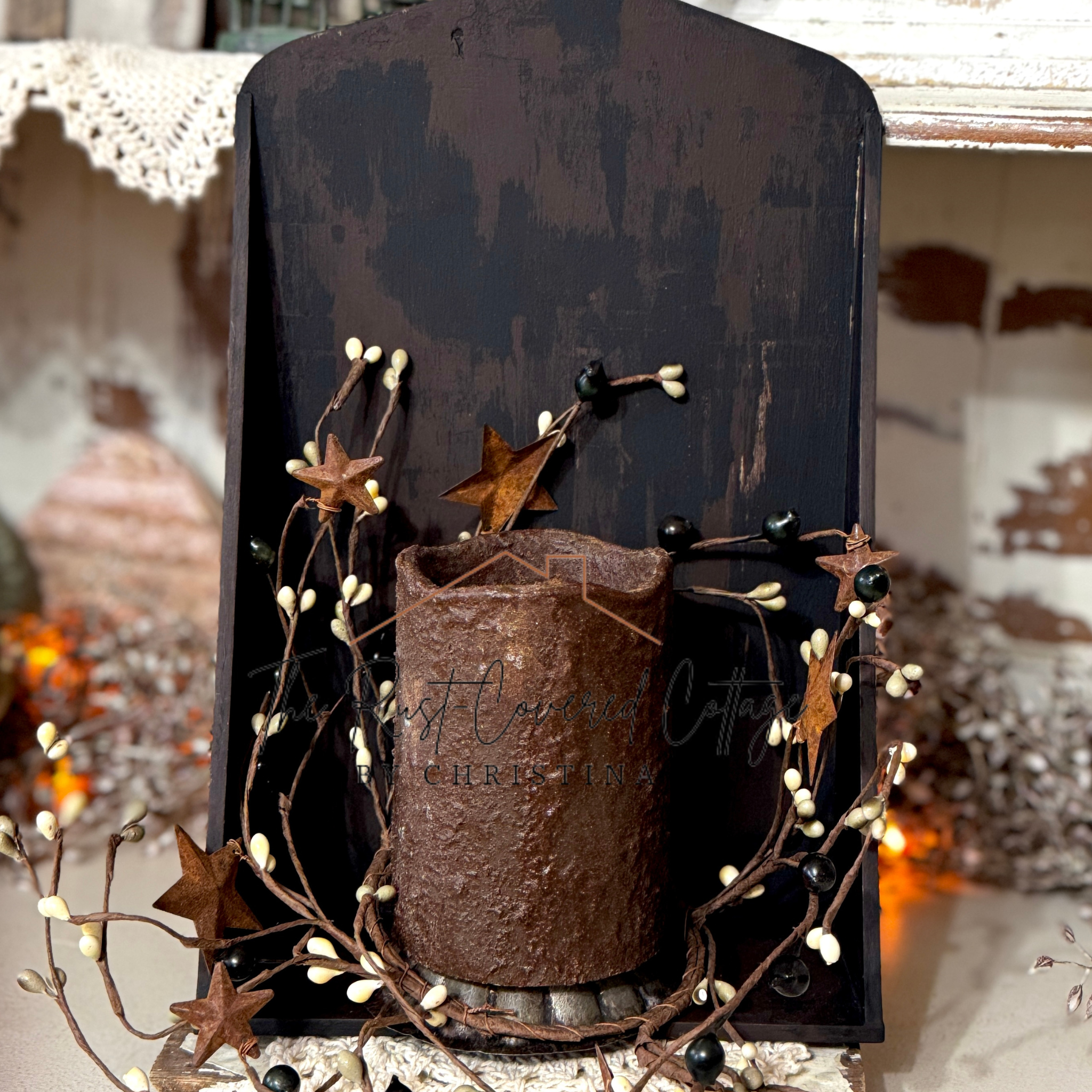 Primitive Candle Shelf | DIY Wood Kit – The Rust-Covered Cottage, LLC