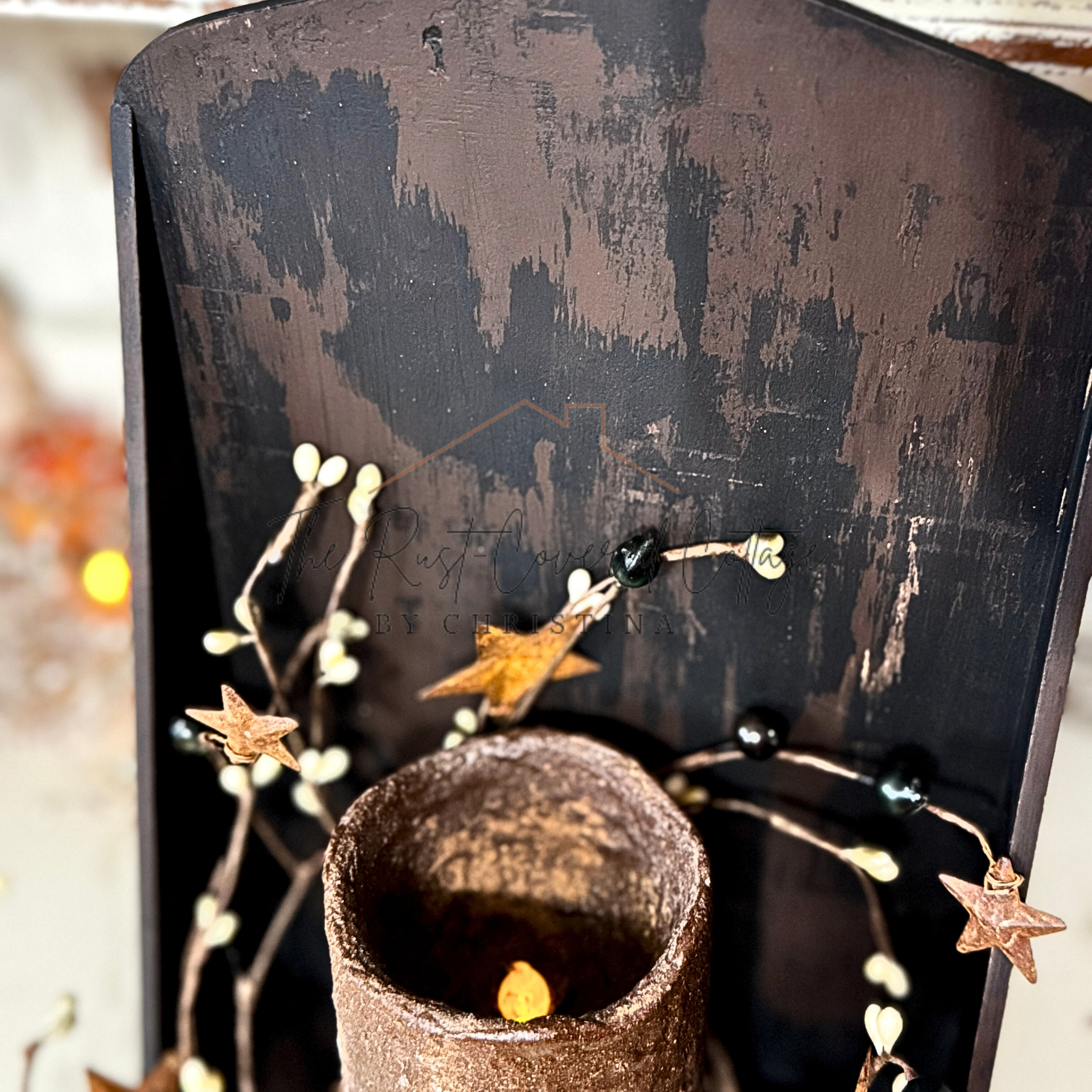 Primitive Candle Shelf | DIY Wood Kit – The Rust-Covered Cottage, LLC