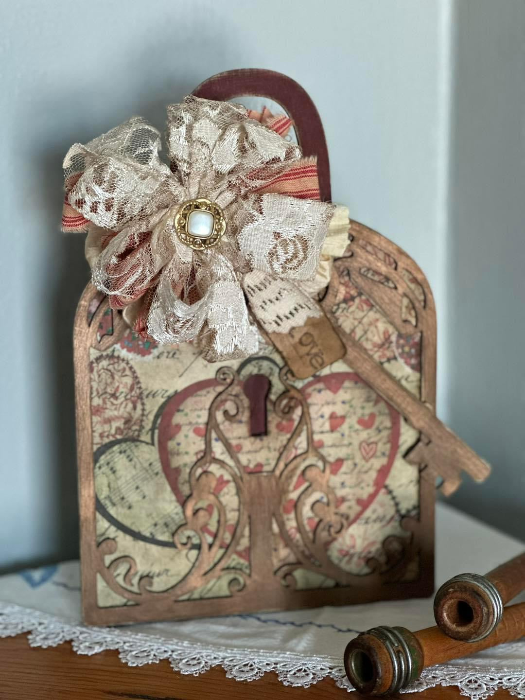 Ornate Padlock | DIY Wood Kit – The Rust-Covered Cottage, LLC