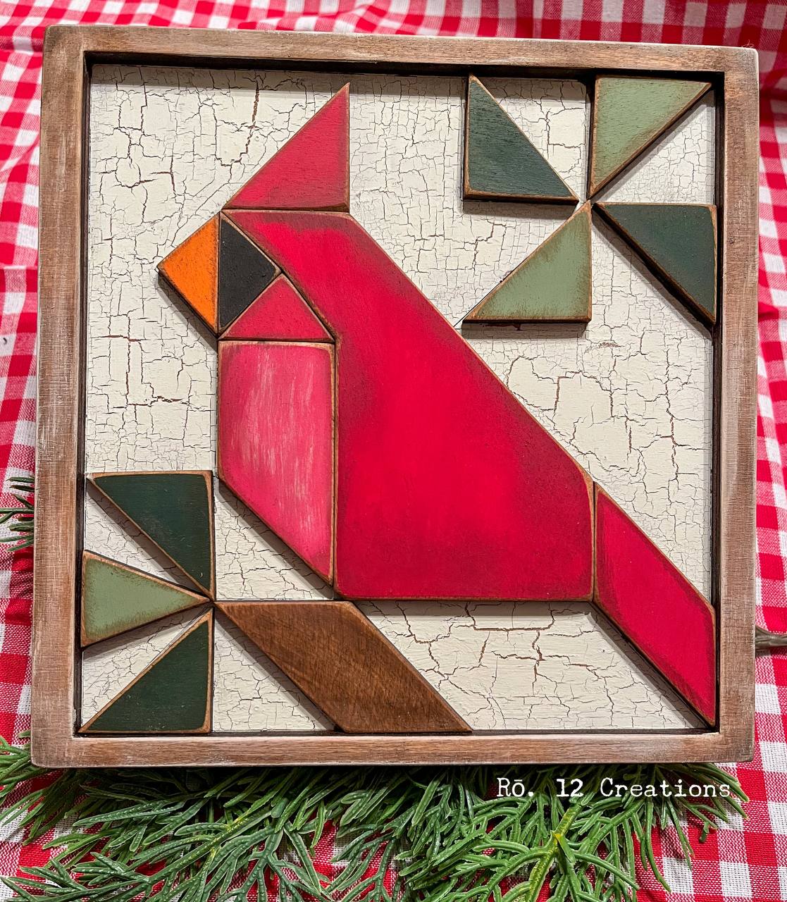 Cardinal Barn Quilt – The Rust-Covered Cottage, LLC
