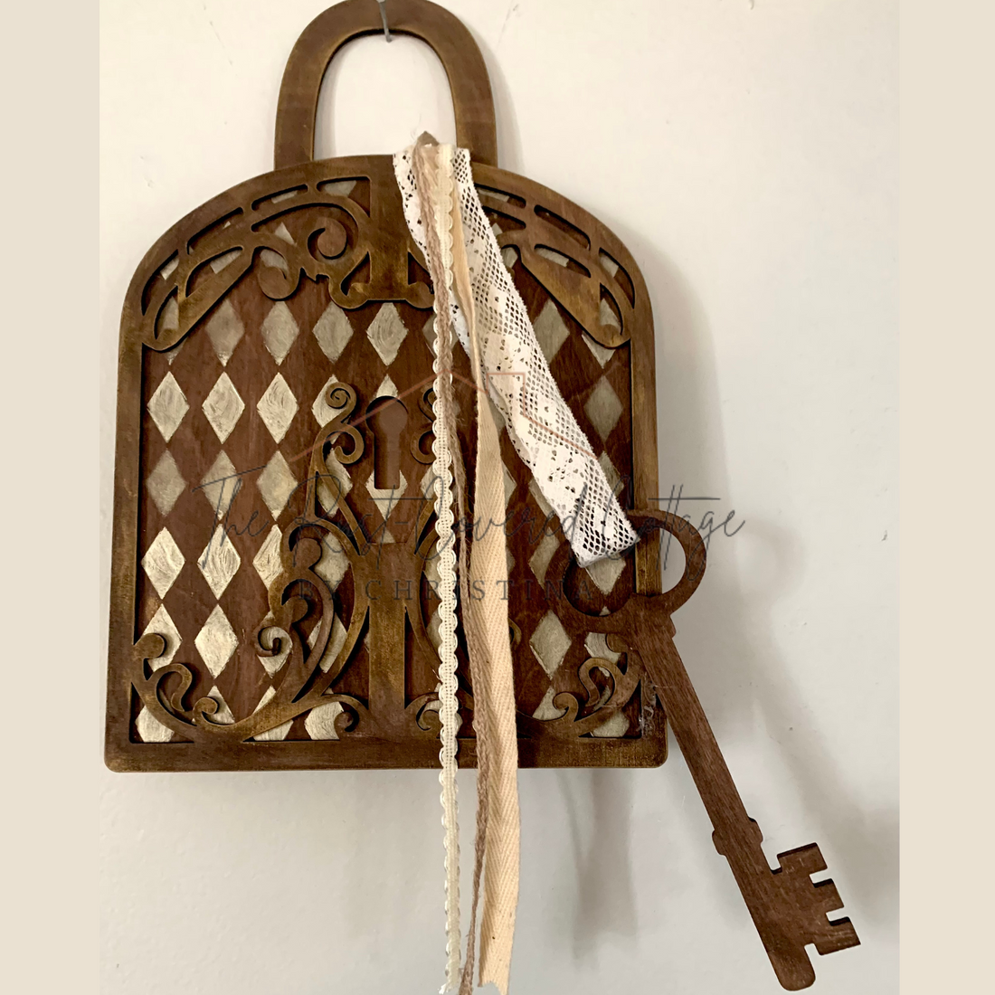 Ornate Padlock | DIY Wood Kit – The Rust-Covered Cottage, LLC