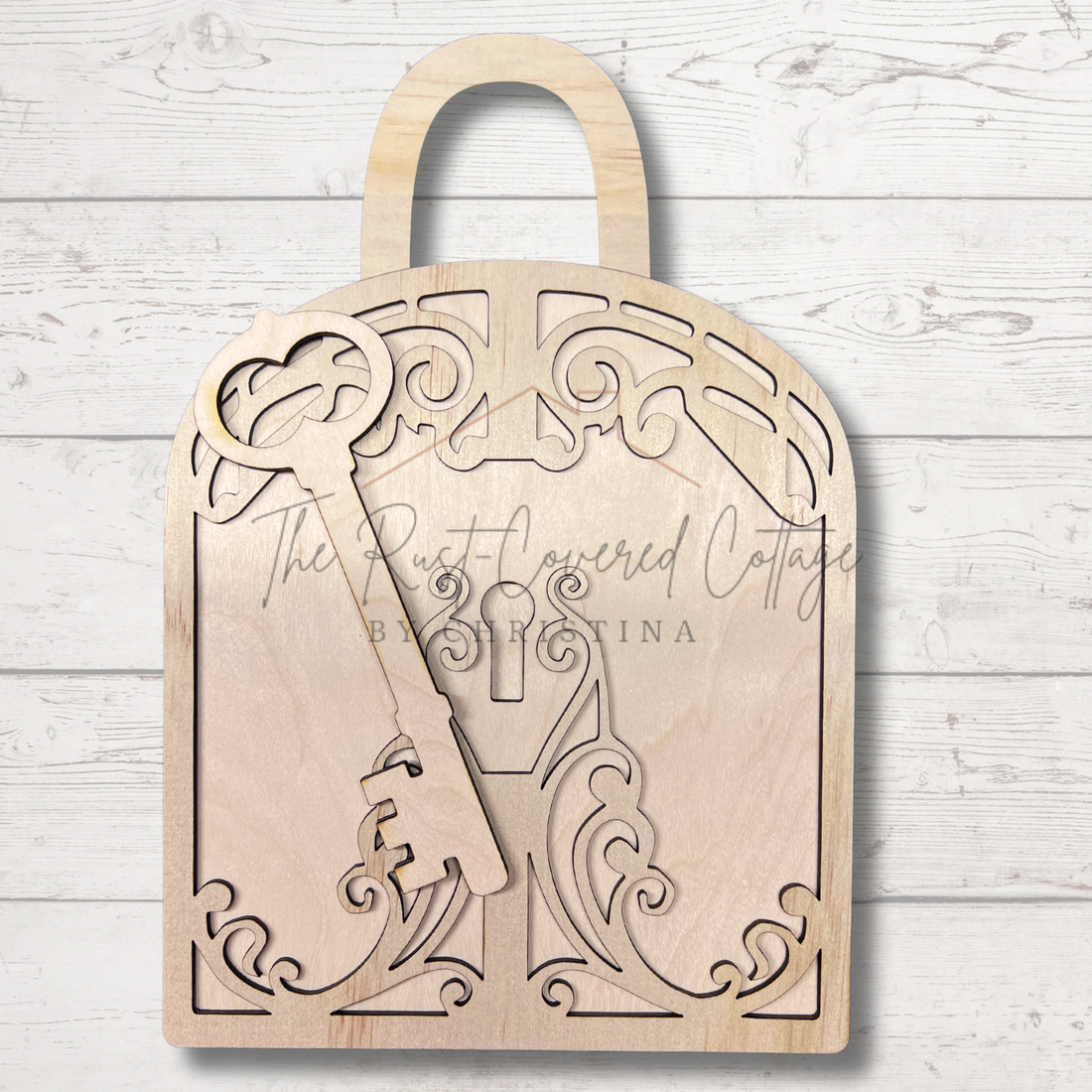 Ornate Padlock | DIY Wood Kit – The Rust-Covered Cottage, LLC
