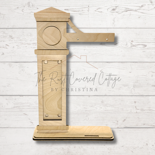 Sign Post Holder DIY Wood Kit – Interchangeable Sign Display ...