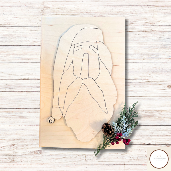 Rustic Santa-with backer board – The Rust-Covered Cottage, LLC