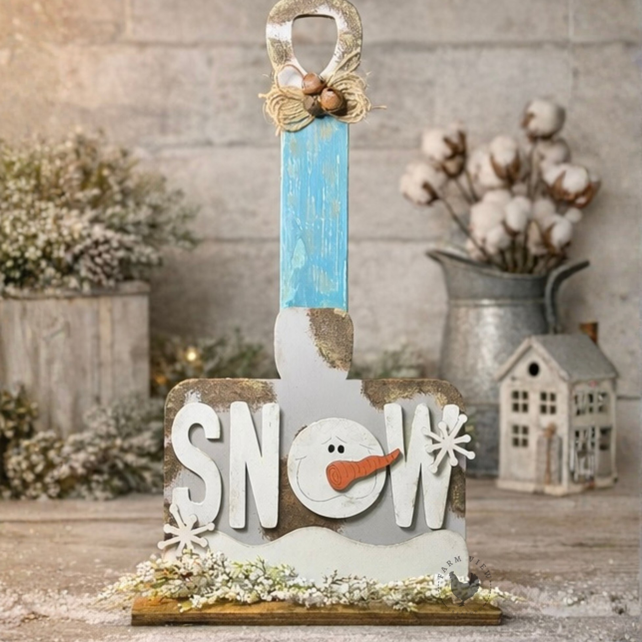Winter Snowman Shovel | DIY Wood Kit – The Rust-Covered Cottage, LLC