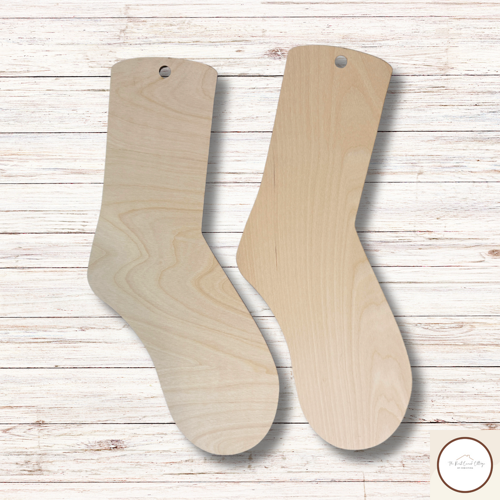 Primitive Style Stockings| DIY Laser Cut Wood Kit - Set of 2 – The Rust ...