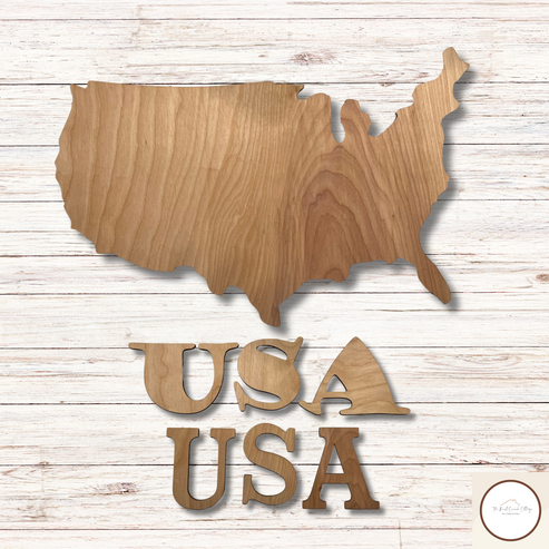 US Map|United States| DIY Wood Kit – The Rust-Covered Cottage, LLC