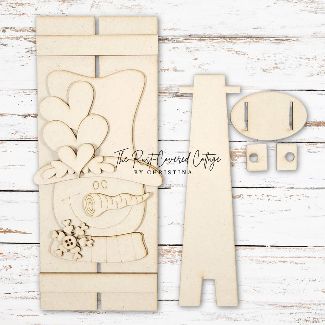 Valentine Snowman Pallet Sign DIY | Unfinished Wood Decor – The Rust ...